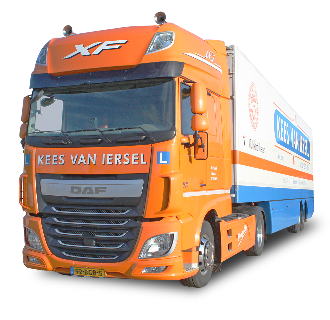 Trekker Oplegger of vrachtauto met middenasaanhangwagen (CE) - Kees van Iersel